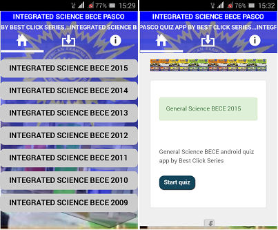 Science BECE 2012 – Best Click Series By Umar Abubakar Siddiq Ibn